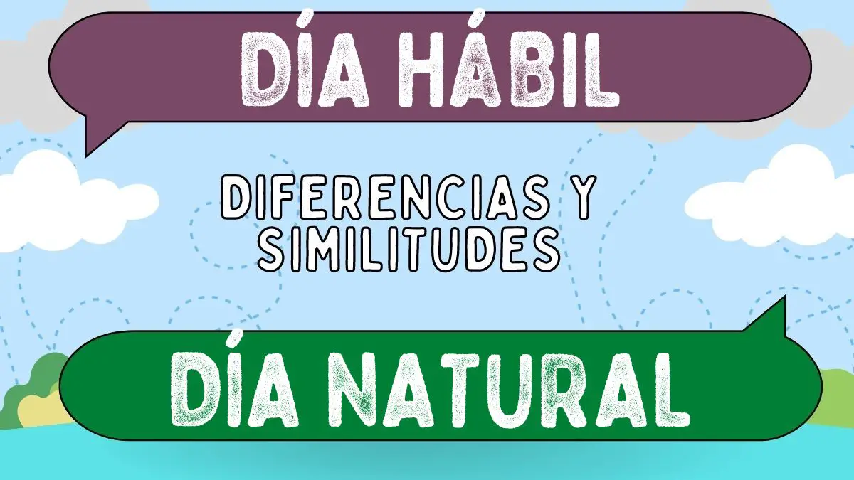Diferencias entre día hábil y día natural