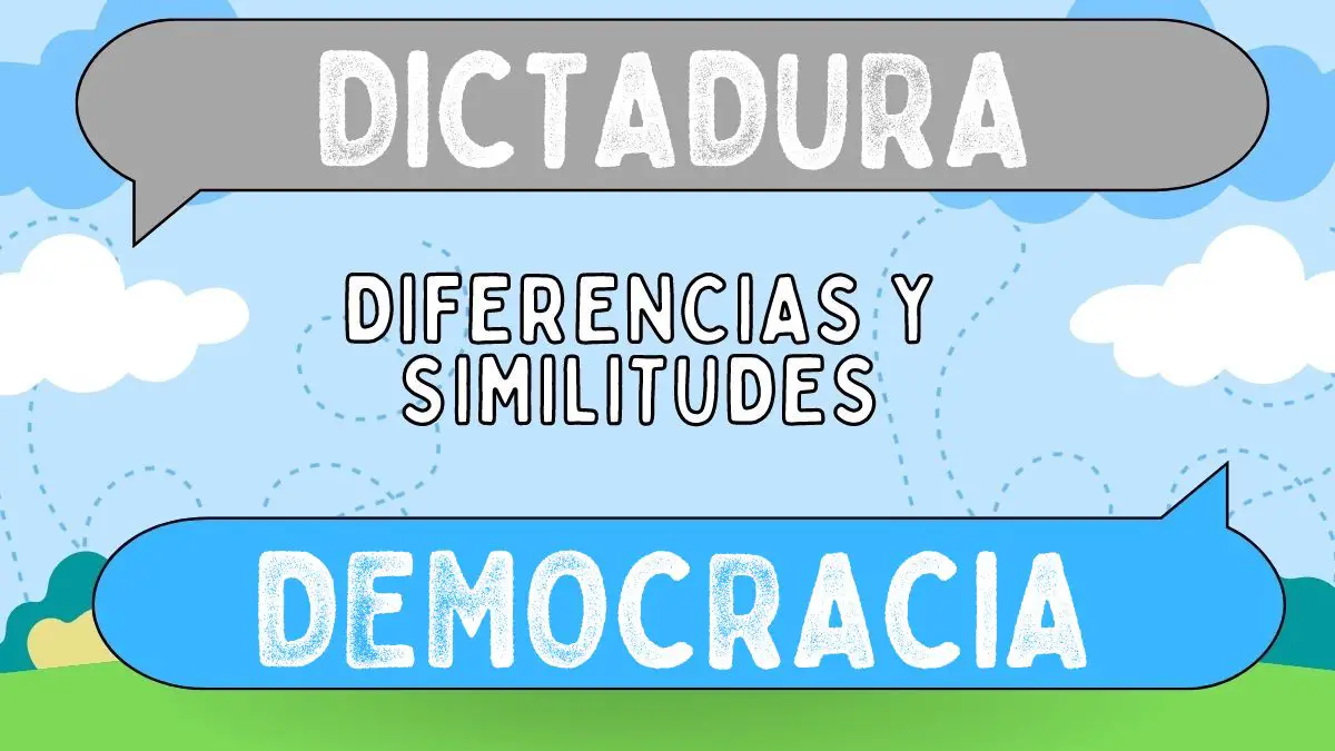 Diferencias entre dictadura y democracia