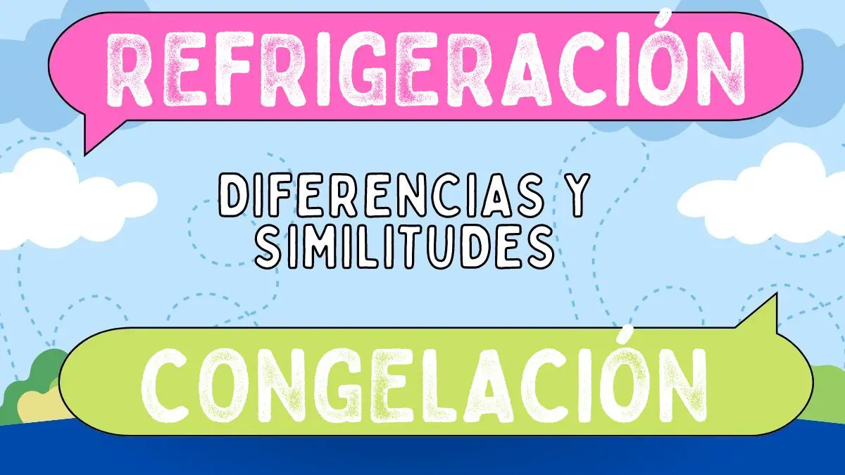 Diferencias entre refrigeración y congelación